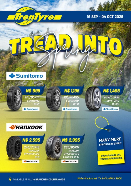 Specials | TrenTyre Namibia - For all your Tyre needs